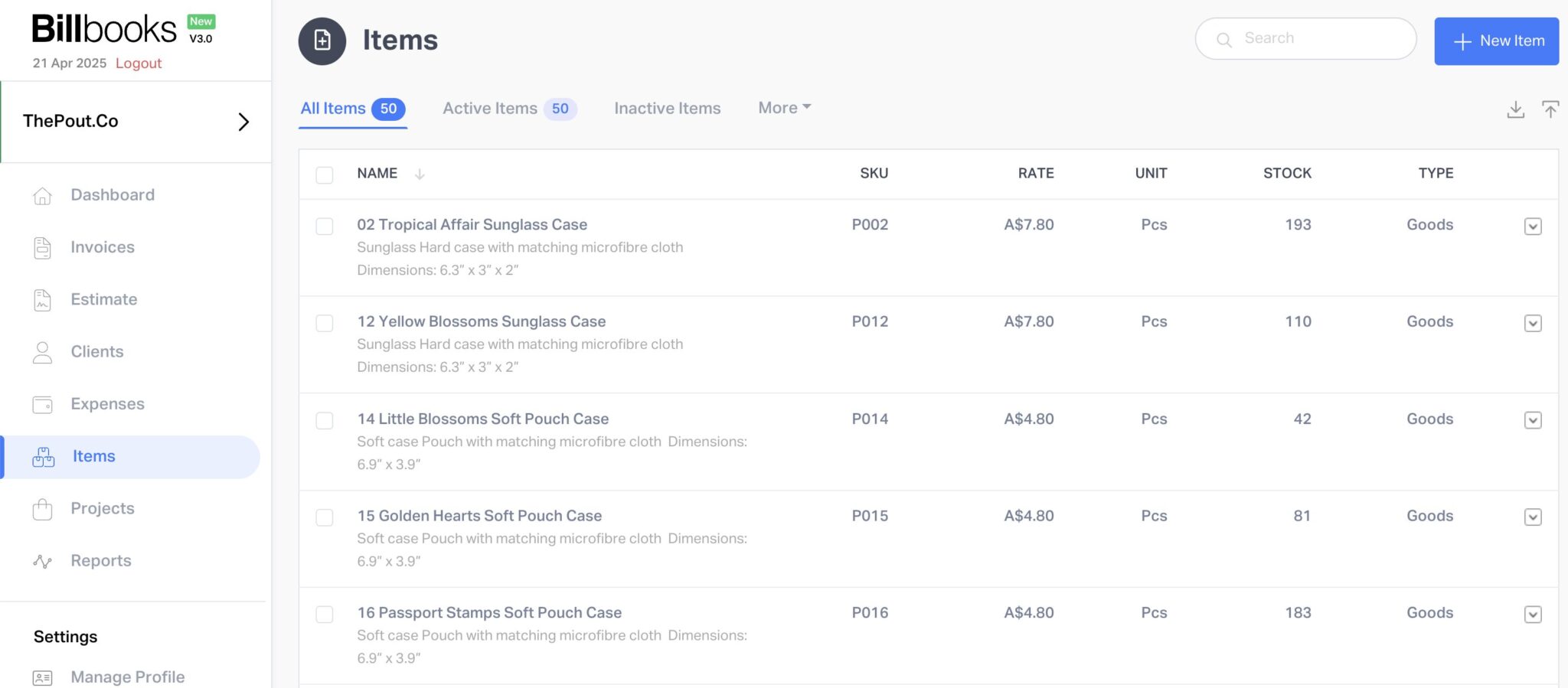 How to bulk import items in Billbooks? - billbooks
